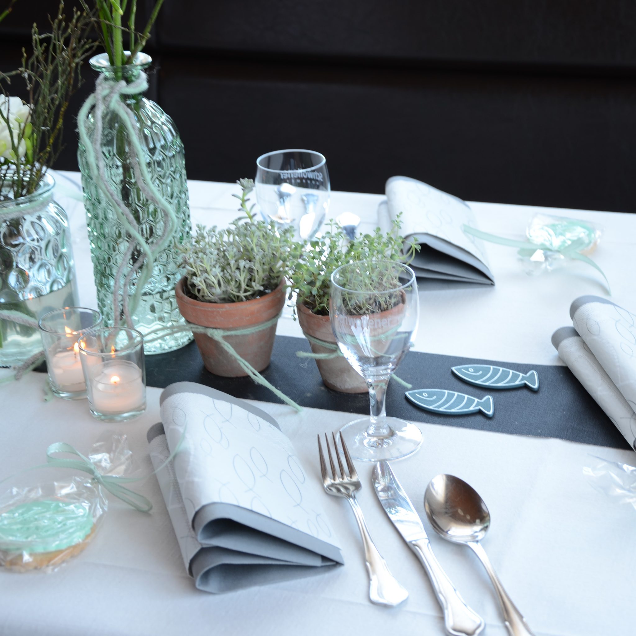 Tischdekoration Konfirmation/Kommunion Jungs - Jennys Deko-Liebe